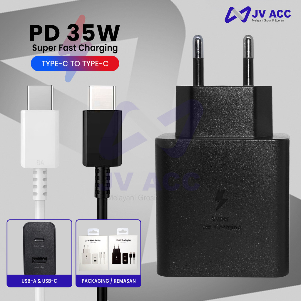 Jual CHARGER CASAN PD TYPE C TO TYPE C 35W SUPER FAST CHARGING FOR ...