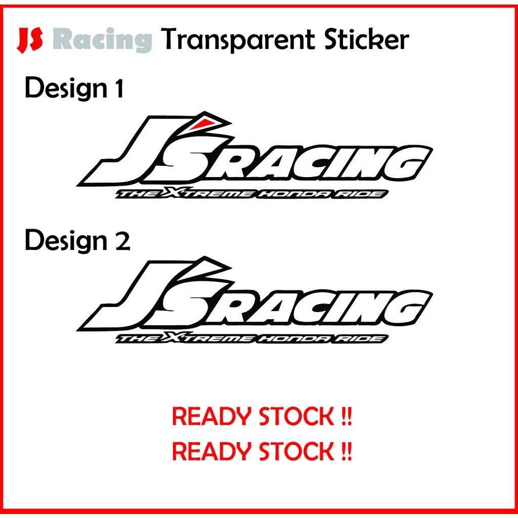 Jual Sticker cutting logo Js Racing International Racing Team Sticker ...