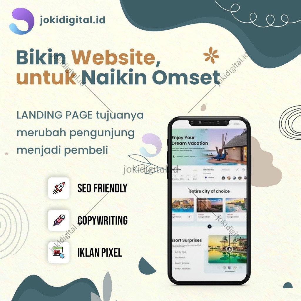 Jual Landing Page Website Toko Online | Company Profile | Web Game ...