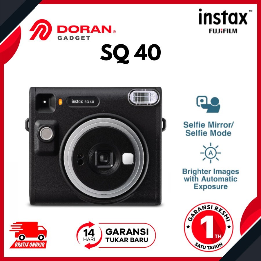 Jual FUJIFILM Instax Square SQ 40 Instant Camera with Automatic Exposure Garansi Resmi 1 Tahun ...