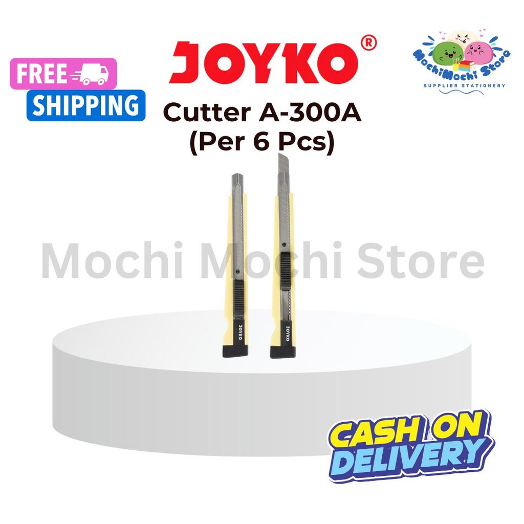 Jual PER 6 PCS Cutter Joyko A-300A | Pemotong Joyko A-300A | Pisau ...