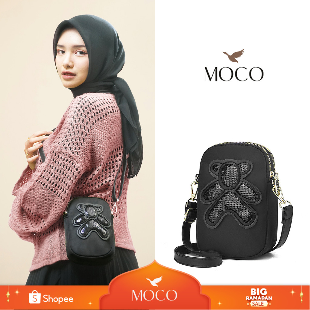 Jual MOCO Fashion Tas HP Selempang Wanita Sling Bag Mini Beruang 2831 | Shopee Indonesia