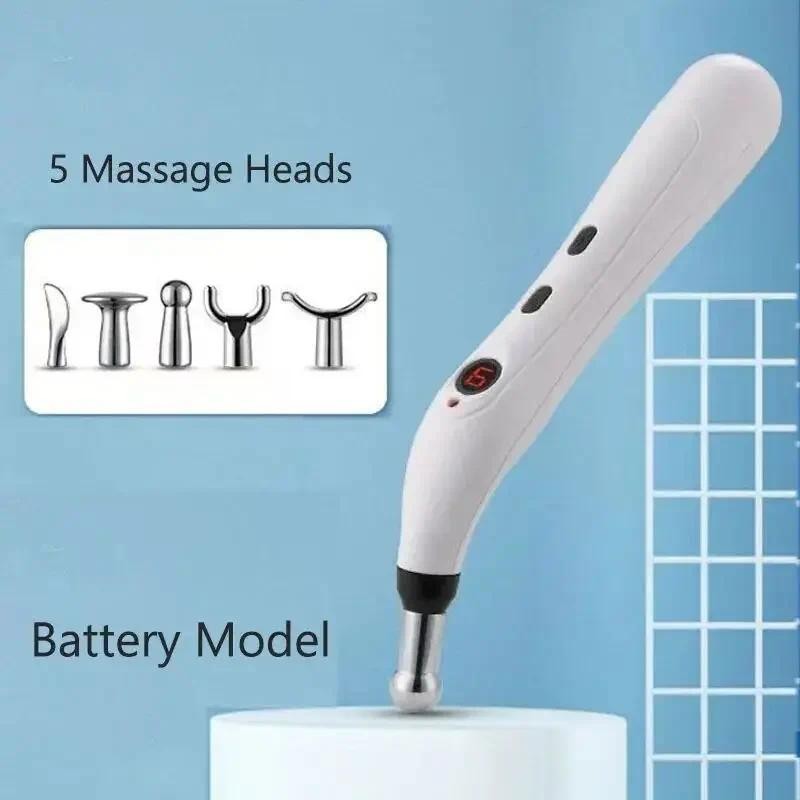 Jual Electric Acupoint Massage Pen for Body Back Hand Massage Press and ...