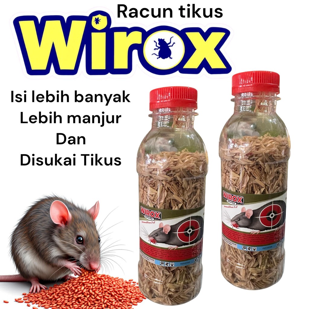 Jual RACUN TIKUS WIROX AMPUH BASMI TIKUS | Shopee Indonesia