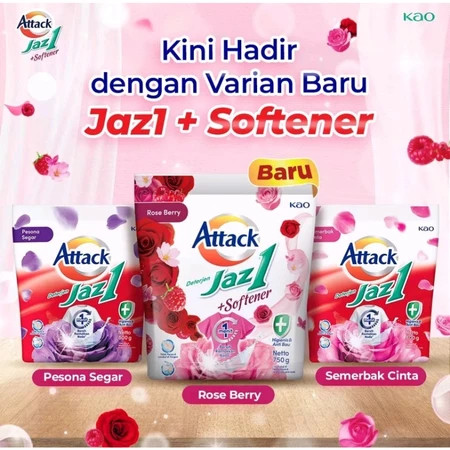 Jual ATTACK JAZ1 DETERGENT BUBUK JUMBO 1,2 kg 1,6kg ,800gr,450gr | Shopee Indonesia