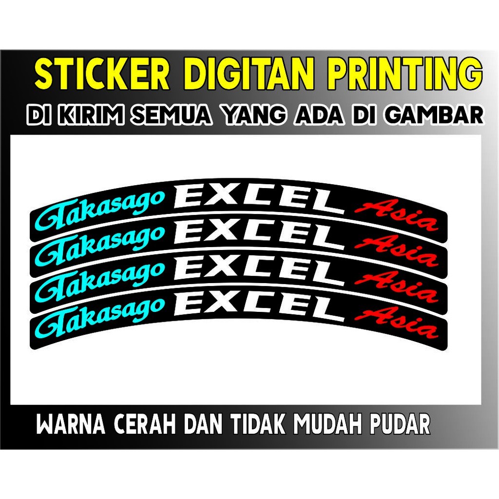 Jual STICKER VELEK TAKASAGO STICKER MOTOR | Shopee Indonesia