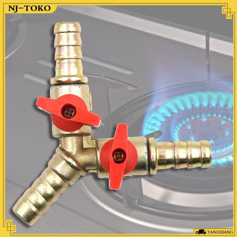 Jual 3 / 8 " Sambungan Selang Gas Cabang 3 Bentuk Y Cabang T Selang Gas ...