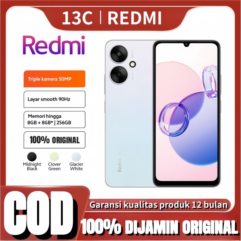 Jual [PROMO] Xiaomi Redmi 13C | 8GB RAM 256GB Storage | Smartphone ...