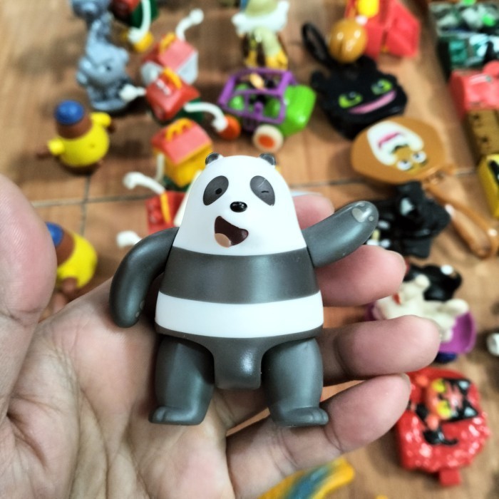Jual Mainan Happy Meal We Bare Bears Pan Pan's Backpack Laptop - Mc ...