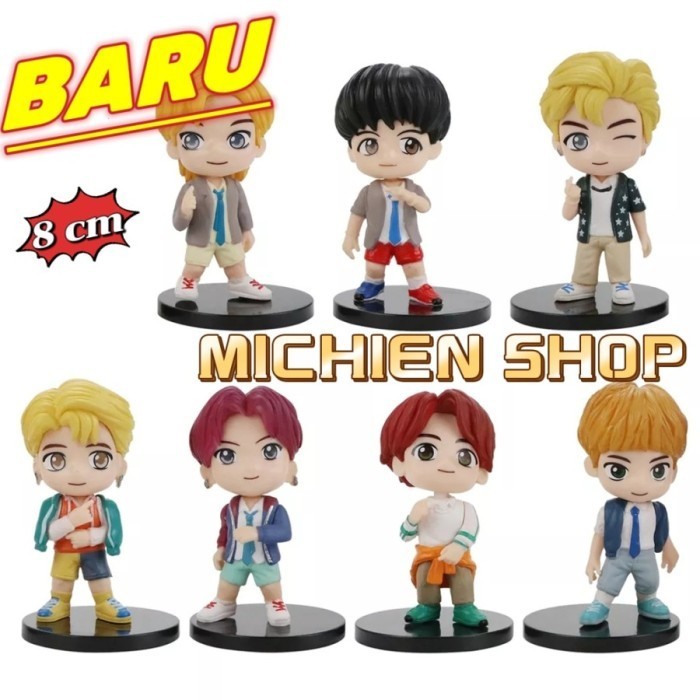 Jual ACTION FIGURE BTS BT21 ARMY BANGTAN BOYS KPOP IDOL MODEL TOPPER CAKE - - BTS BARU B ...