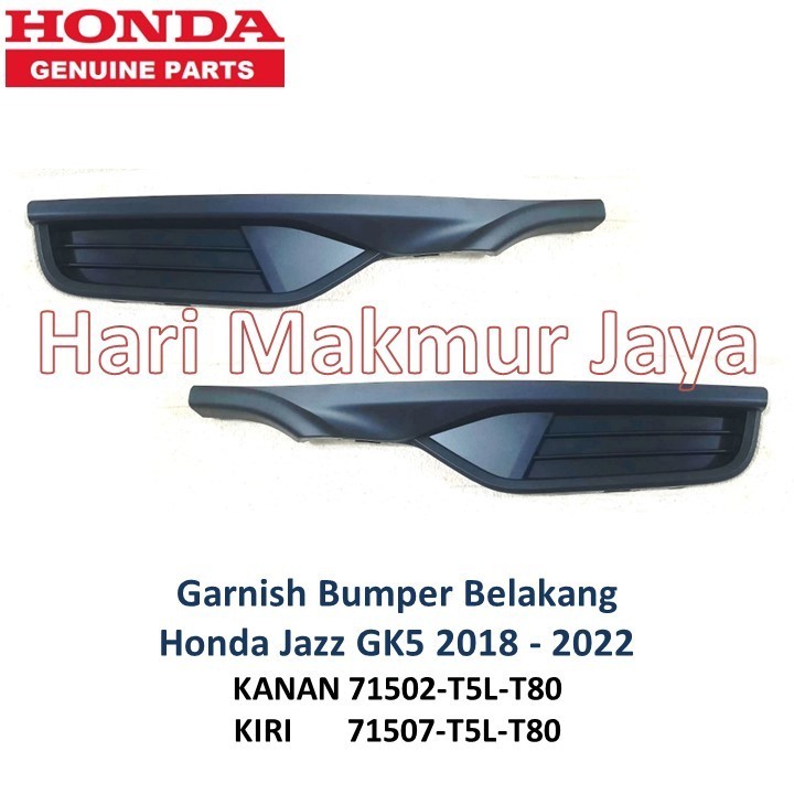 Jual Cover garnish Bumper diffuser Belakang bawah samping Honda Jazz ...