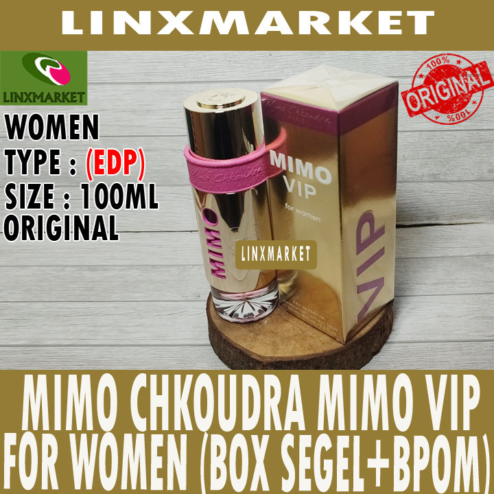 Jual MIMO CHKOUDRA MIMO VIP FOR WOMEN EDP 100ML (BOX SEGEL+BPOM ...