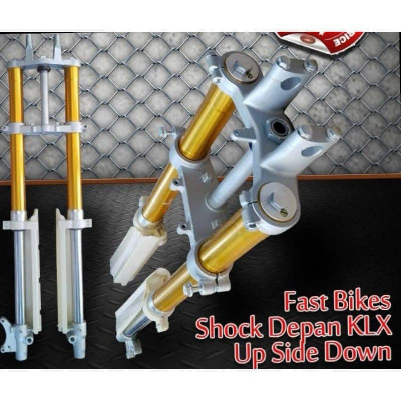 Jual USD Klx Up Side Down Klx Trial Cross 45'950mm Up Side Down Shockbreaker Shock Depan Klx Cnc ...