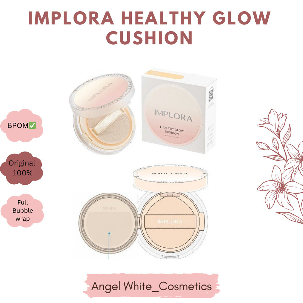 Jual IMPLORA HEALTHY GLOW CUSHION FULL & REFILL | Shopee Indonesia