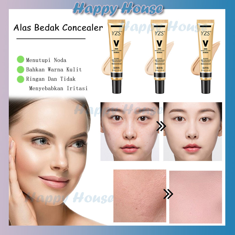 Jual YZS Liquid Foundation Matte Tahan Air Oil-control Tahan Lama Full Coverage bedak foundation ...