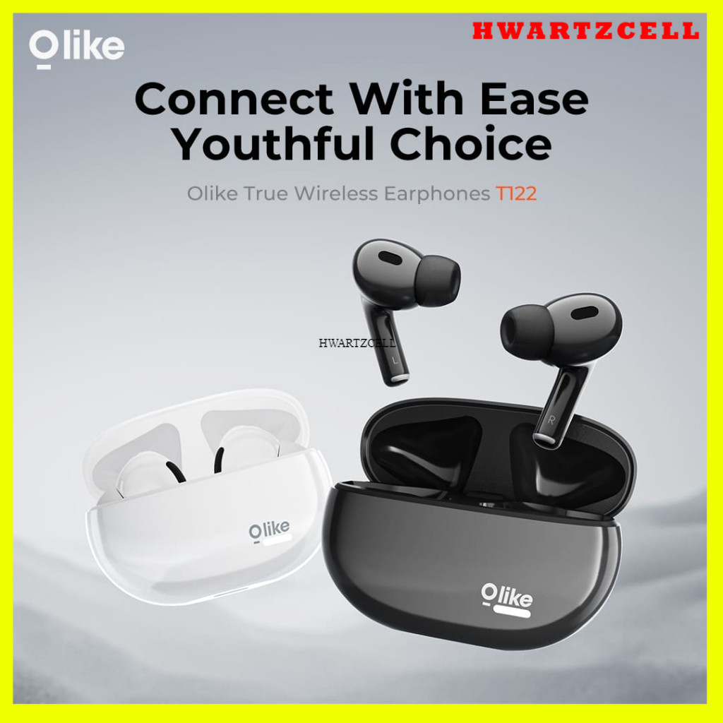 Jual [HWARTZ] OLIKE TWS T122 Headset Bluetooth 5.3 Eraphones Tru Wireless Premium Sound Garansi ...