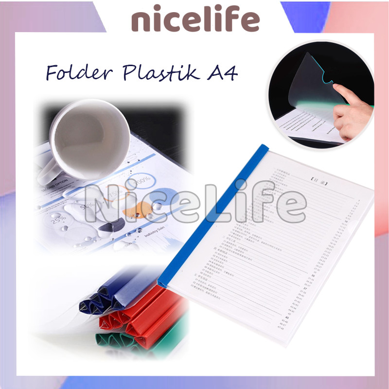 Jual A4 Sliding Report File Folder / Sheet Protector Folio / Report ...