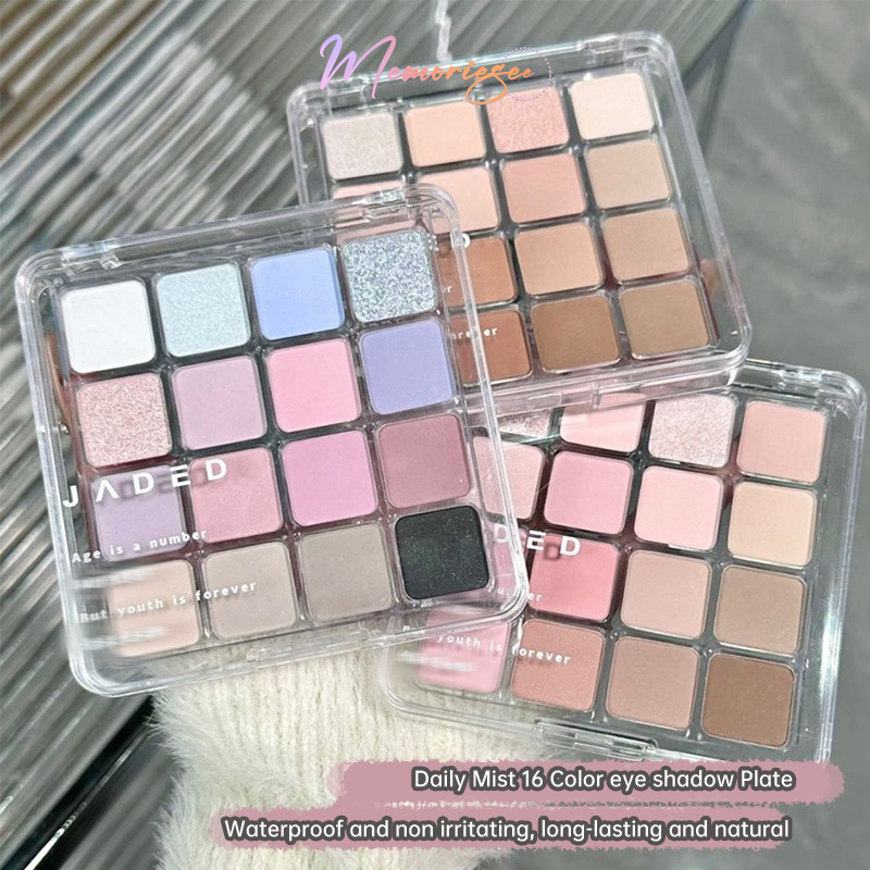 Jual COD- JADED 16 Warna Eyeshadow Palette Matte Glitter Eyeshadow ...