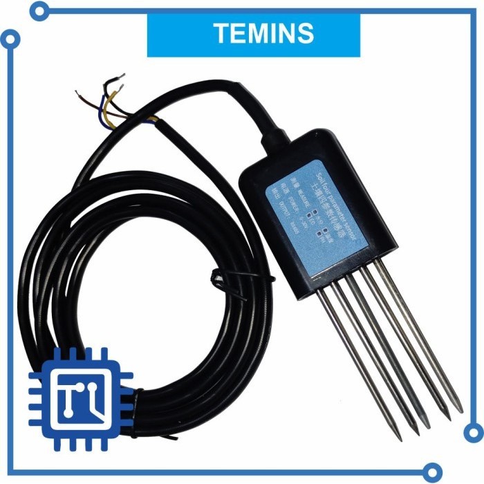 Jual Sensor PH, Suhu, Kelembaban, dan Konduktivitas Tanah (EC) 4 in 1 ...