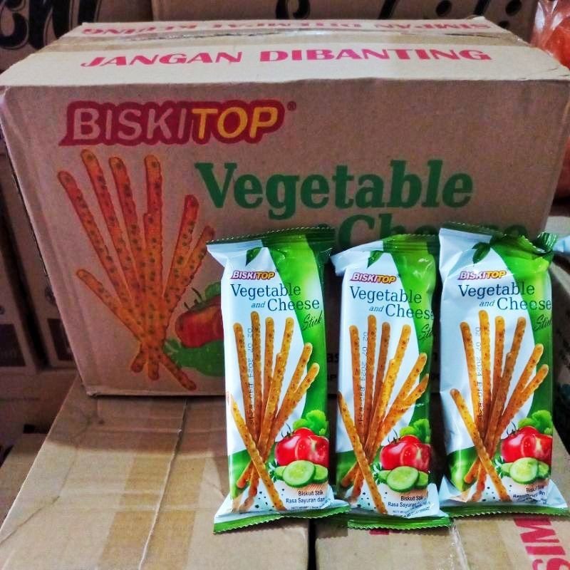 Jual Biskitop vegetable and cheese stick kemasan 1 dus isi 40 pak @50 ...