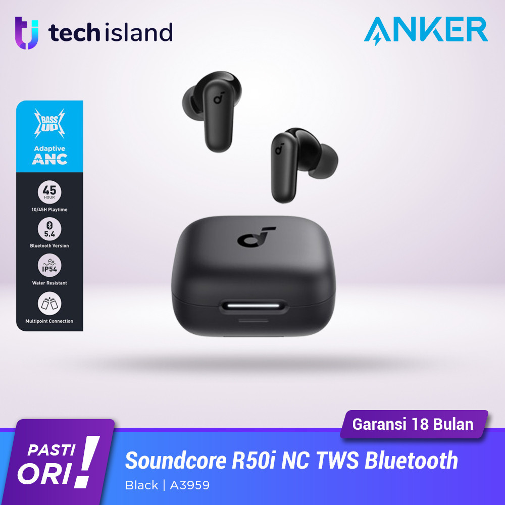Jual Anker Soundcore R50i NC TWS Adaptive Noise Canceling Bluetooth 5.4 ...