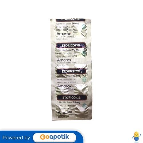 Jual Etoricoxib Amarox 90 Mg Strip 10 Tablet | Shopee Indonesia