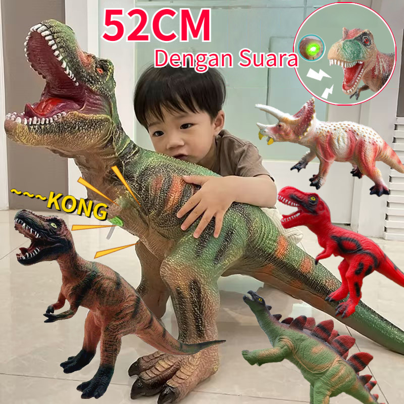 Jual 【Dengan Suara】52cm Mainan Dinosaurus Besar / Mainan Dinosaurus ...