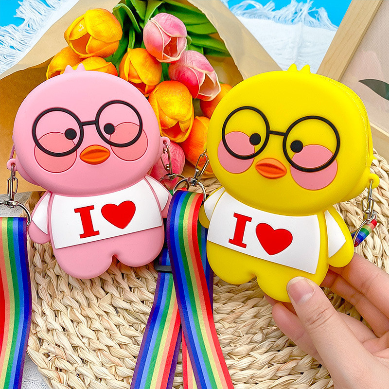 Jual TAS SELEMPANG ANAK MINI RUBBER NERD DUCK / BEBEK KUTU BUKU / VIRAL ...