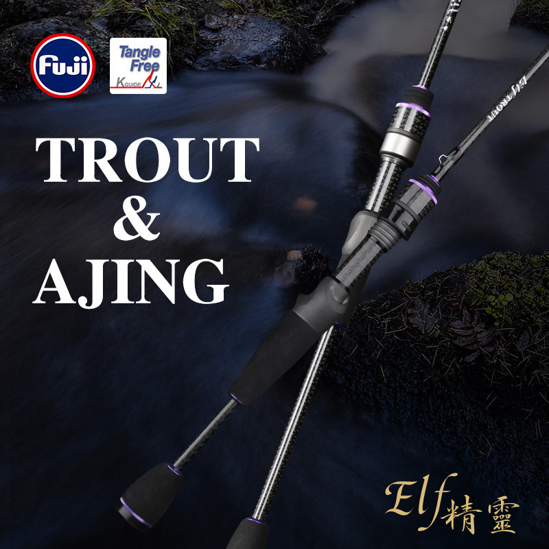 Jual TSURINOYA AJING TROUT Rod 65g UL/L 1.83m 2.26m 2.49m Spinning Rod ...