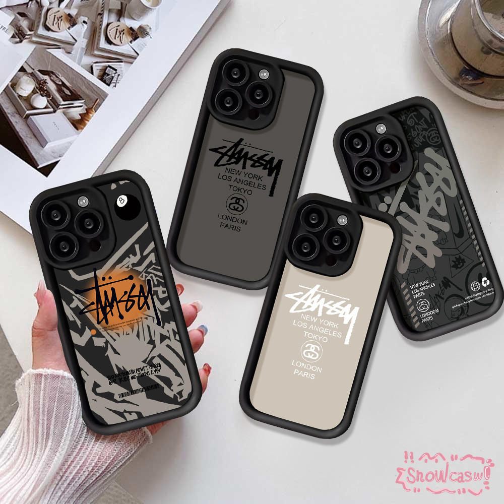 Jual Casing Lunak Huruf Inggris Grafiti Biliar Stussy Merek Trendi ...