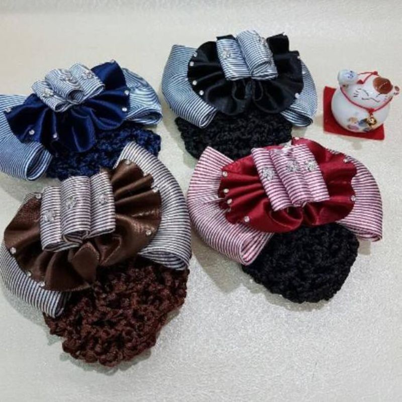 Jual Jepit Hairnet Jepitan Harnet Tebal Jepit Rambut Cepol Pita Sanggul ...