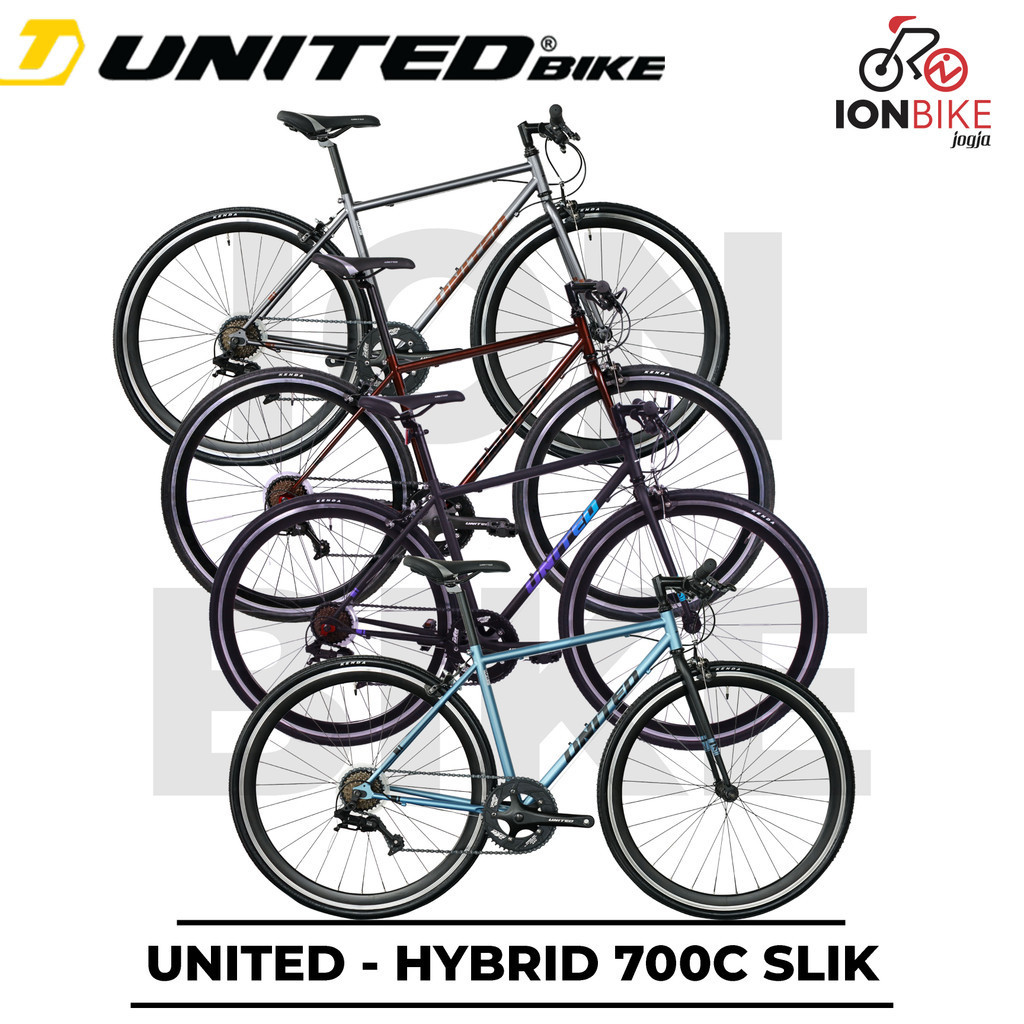 Jual Sepeda Hybrid 700c United Slick 700 c Fixie 8 Speed Murah Terbaru ...