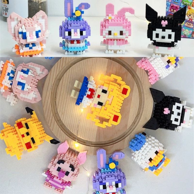 Jual [COD] NANO BLOCKS KARAKTER (Puzzle Block 3D Mainan Balok Susun ...