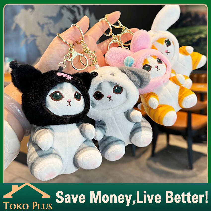 Jual Gantungan Kunci Boneka Mofusand Cat Sanrio Keychain Karakter Lucu ...