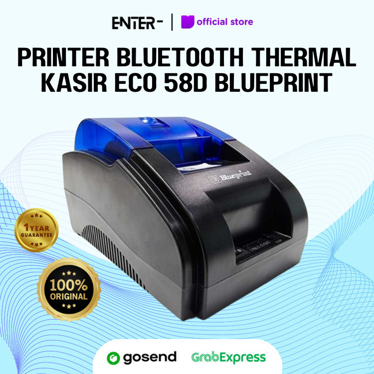 Jual Printer Bluetooth thermal kasir ECO 58D Blueprint ( USB + BT + RJ11 ) | Shopee Indonesia