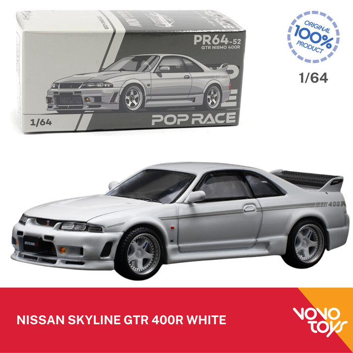 Jual Poprace 1/64 Skyline GTR 400R White | Shopee Indonesia