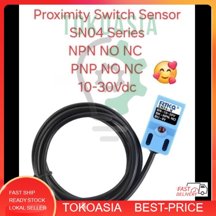 Jual SN04-NPN Proximity Sensor Switch NO/NC | Shopee Indonesia