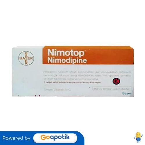 Jual Nimotop 30 Mg Box 50 Tablet | Shopee Indonesia