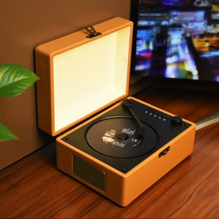 Jual Portae Bluetooth CD Player Desain Retro 360° Stereo Sound Music ...