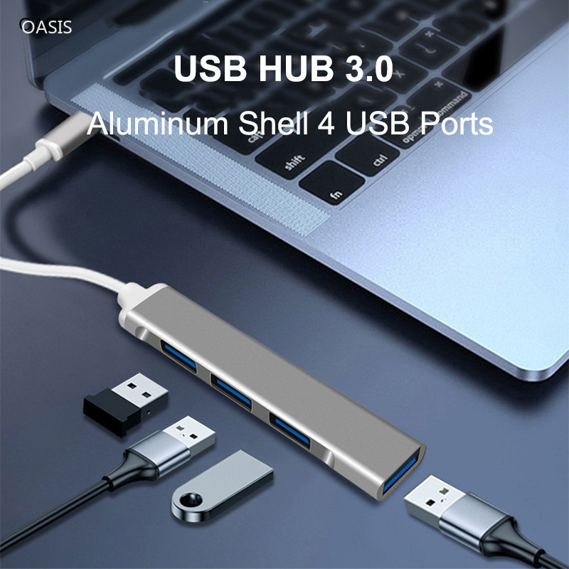 Jual USB Type-C Hub Adapter for MacBook, Huawei - 4 Ports USB 3.0 Hub ...