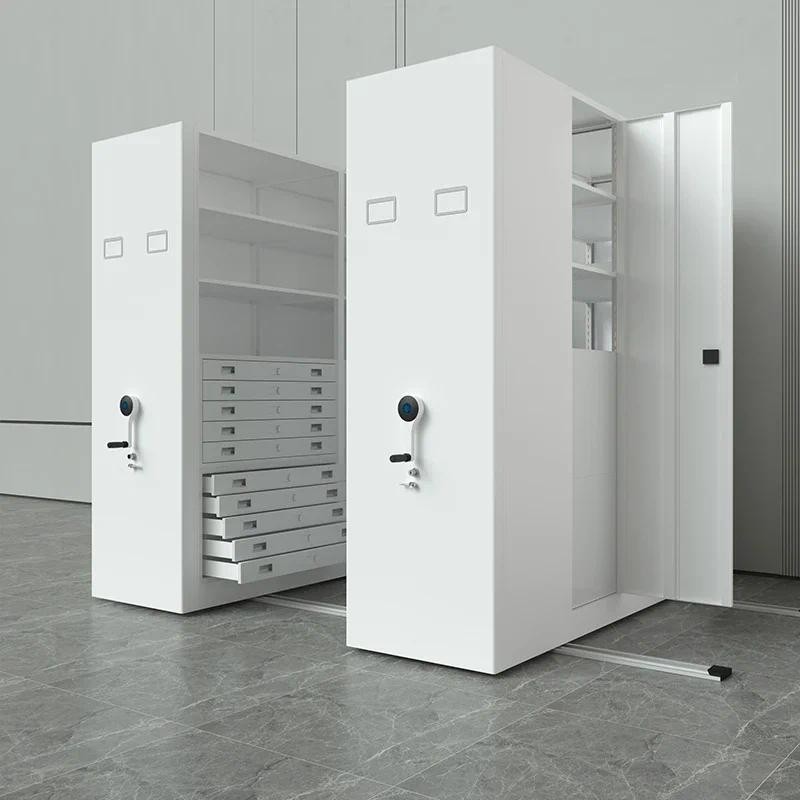 Jual Double Side Box File Storage Shelving A1 Paper Drawer Mobile ...