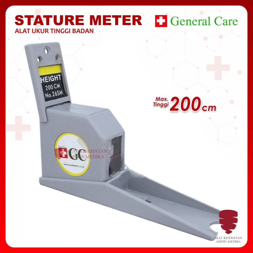 Jual Staturemeter Microtoise General Care Alat Bantu Pengukur Tinggi ...