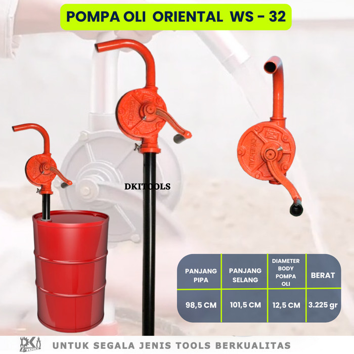 Jual POMPA OLI ORIENTAL WS-32 – Pompa Minyak Drum Putar - Obi Teknik ...