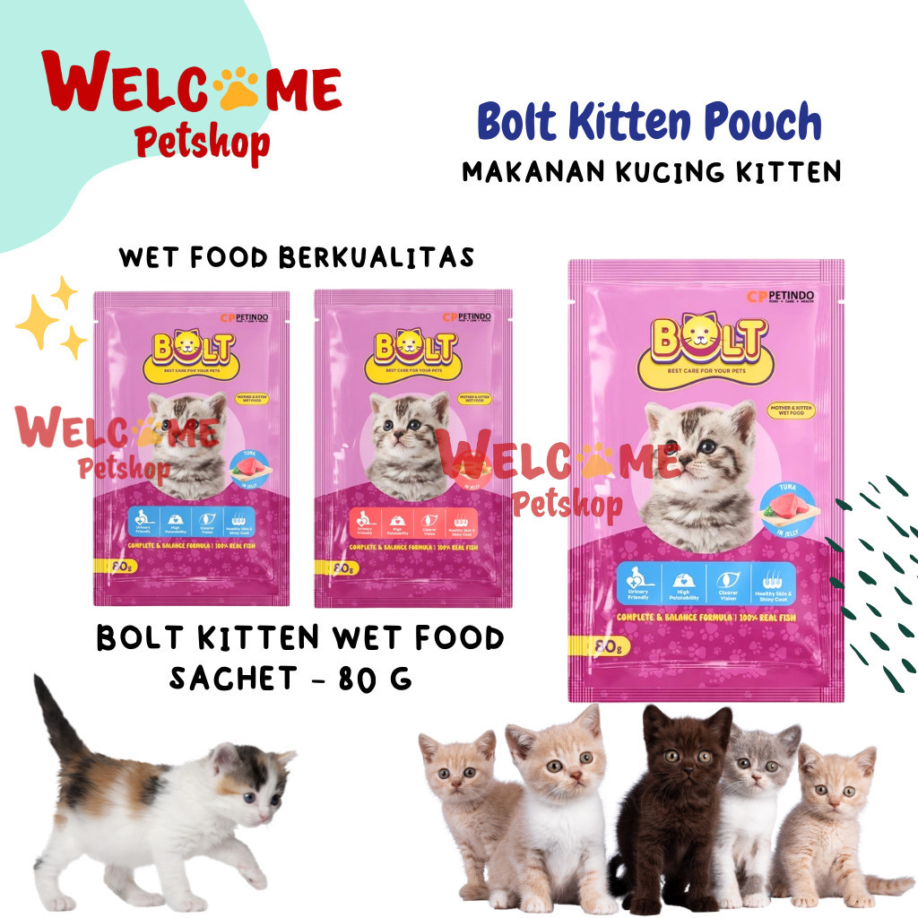 Jual BOSACHET Bolt Pouch Mother Kitten Sachet Makanan Kucing Ibu Anak ...