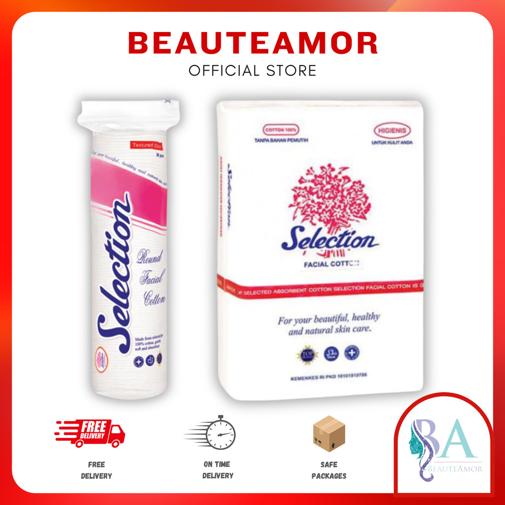 Jual Kapas Selection Facial Cotton - 35gr | Kapas Bulat Oval ...