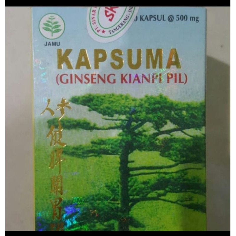 Jual kn pi Jamu / Ginseng kianpi pil isi 60 kapsul - untuk nafsu makan ...