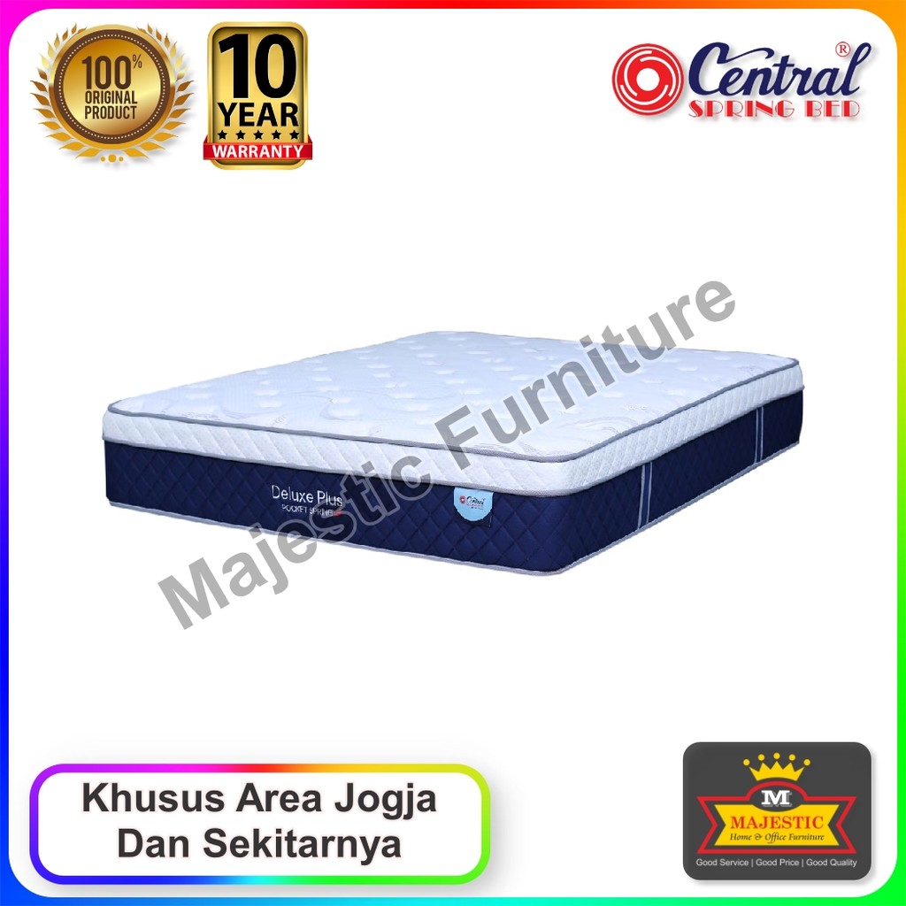 Jual Kasur/Matras Spring Bed Central Deluxe Plus - 90/100/120/160/180 ...