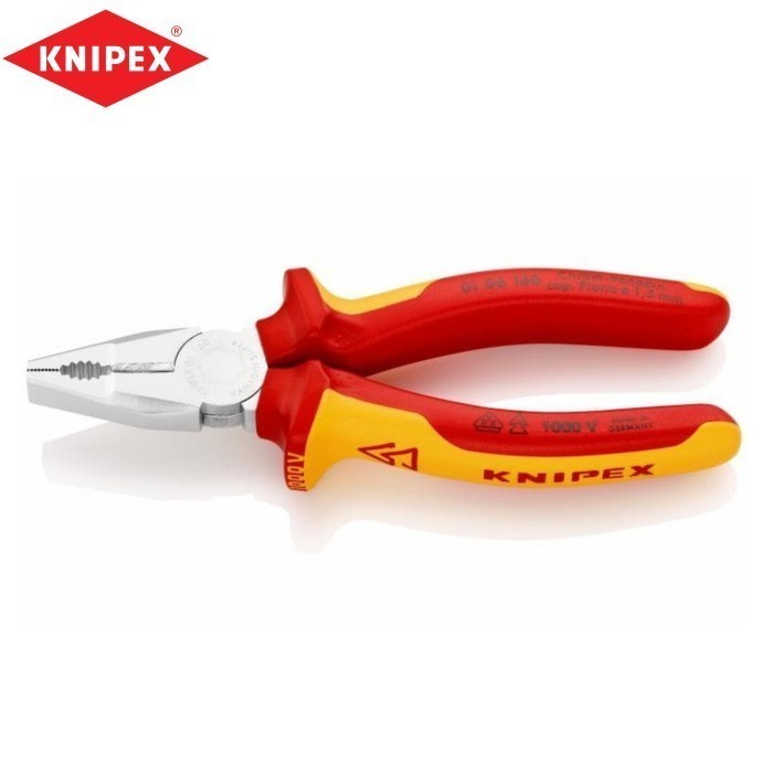 Jual KNIPEX 01 06 160 Tang Kombinasi Listrik 1000V VDE Combination ...