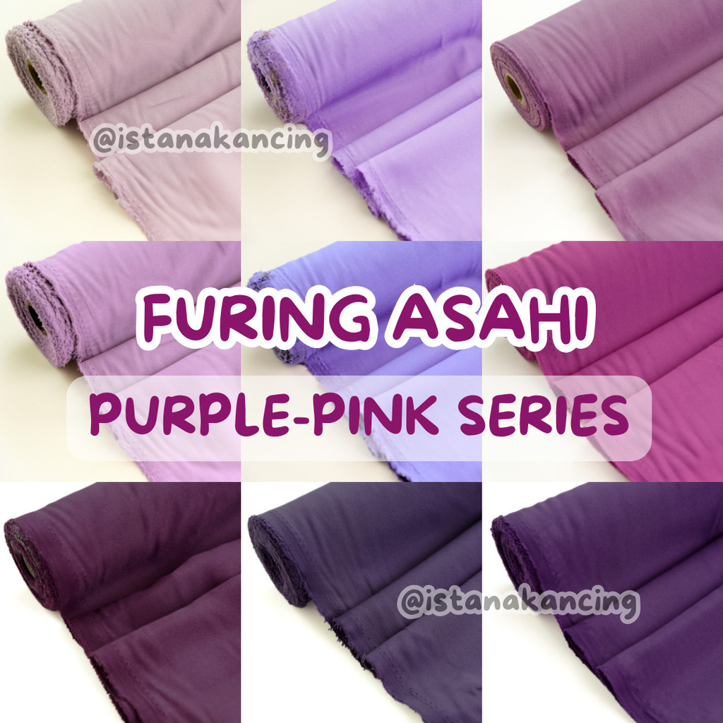 Jual Kain Furing APL Asahi Lebar 115cm | Kain Furing Pink Purple Series ...