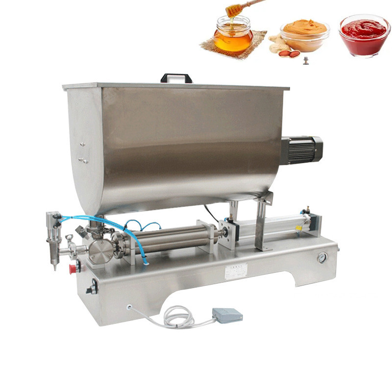 Jual Horizontal Pneumatic Paste Mixing Filling Machine Paste Liquid ...